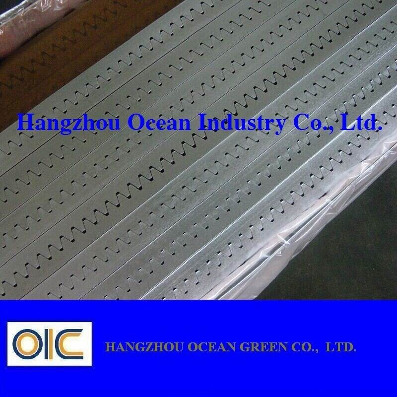 Long Life M4 8*30*1005 Steel Gear Rack , Metal Gear Rack For Sliding Gate