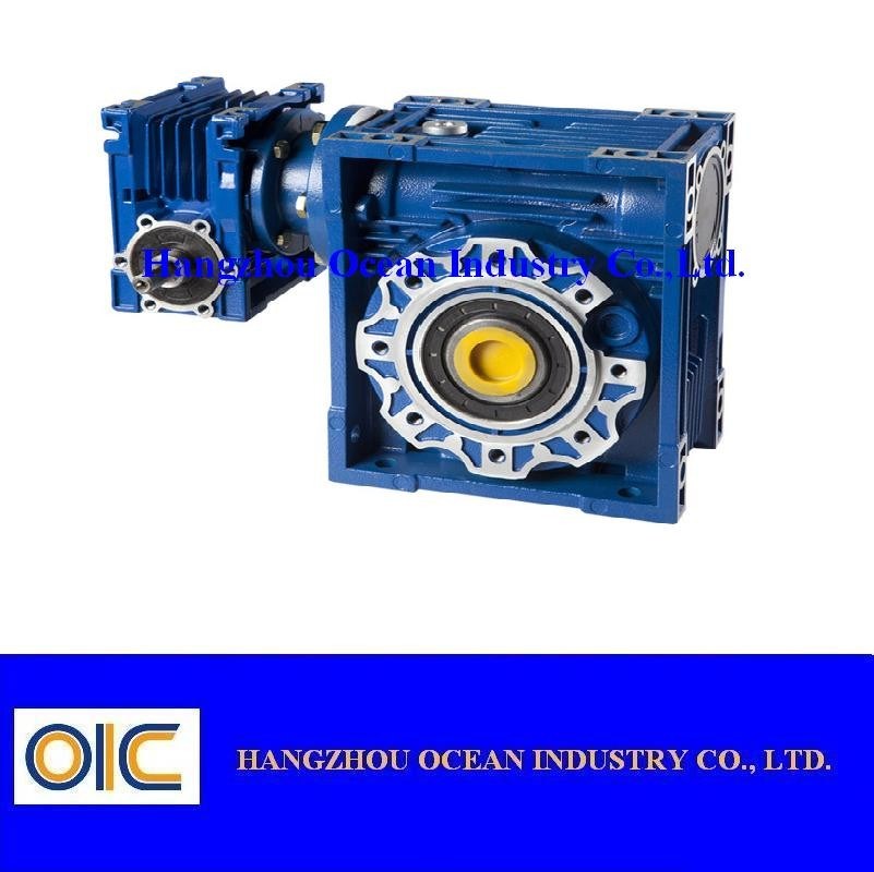 Combination Worm Gear Units Gearbox Aluminum Case NMRV / NMRV030+040 ...