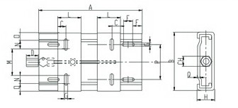 SMA Common Adjustable Motor Base